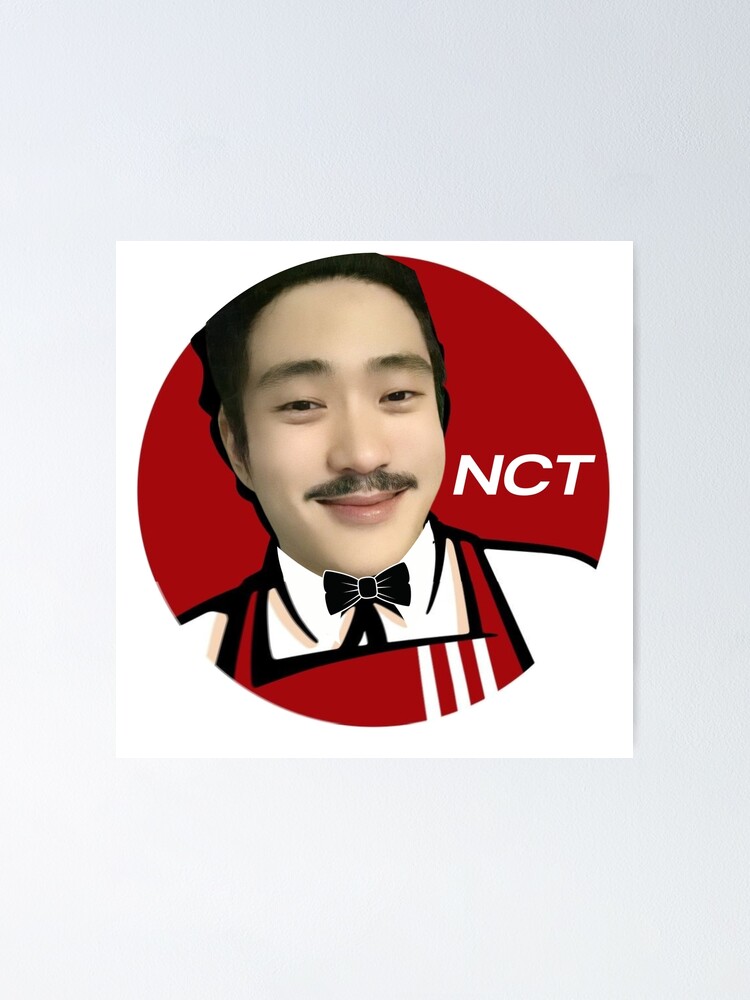 "meme cheff jaehyun nct chicken" Poster for Sale by mirdayn | Redbubble