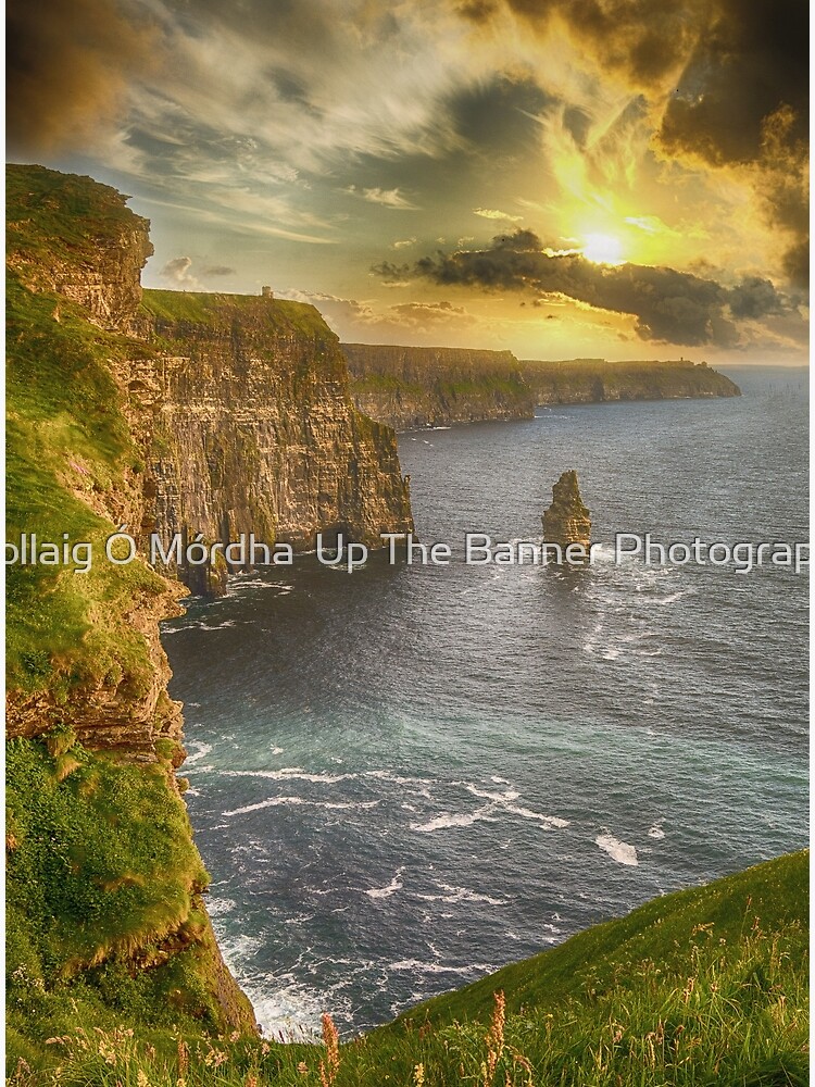 cliffs of moher sunset ireland Premium Matte Vertical Poster sold by ...