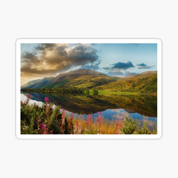 "beautiful scenic landscape from scotland highlands" Sticker for Sale ...