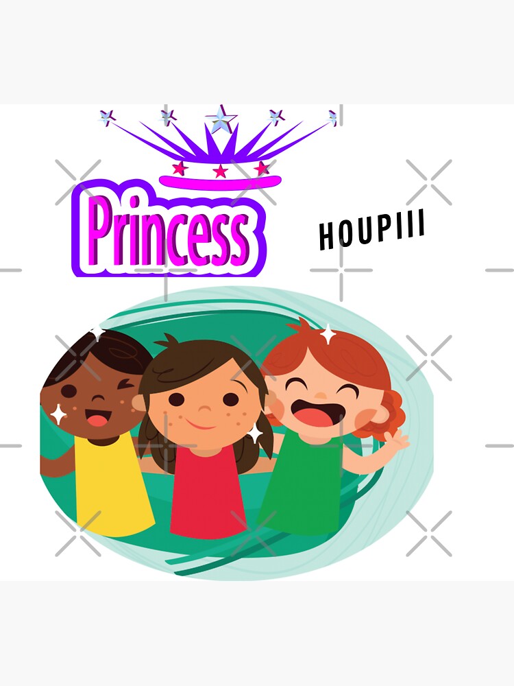 "friendly princess" Sticker for Sale by athiti02 | Redbubble