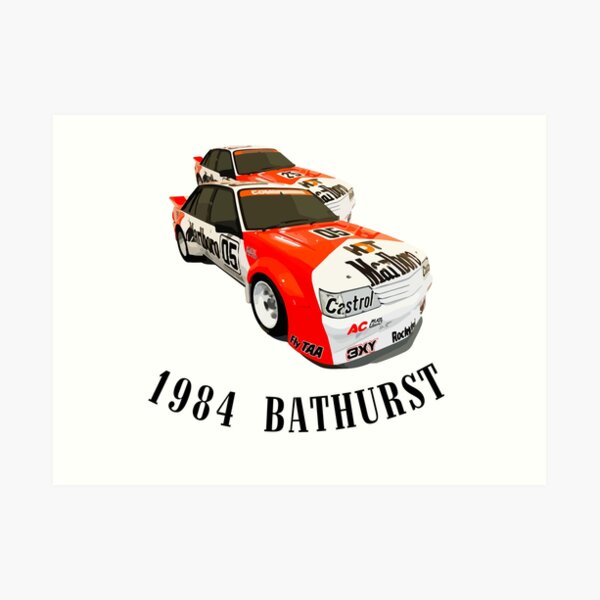 "1984 Bathurst - Commodore VK" Art Print for Sale by FormulaT | Redbubble