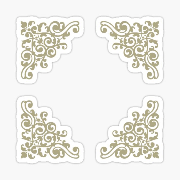 "Royal Pattern Design" Sticker for Sale by Cartrect | Redbubble