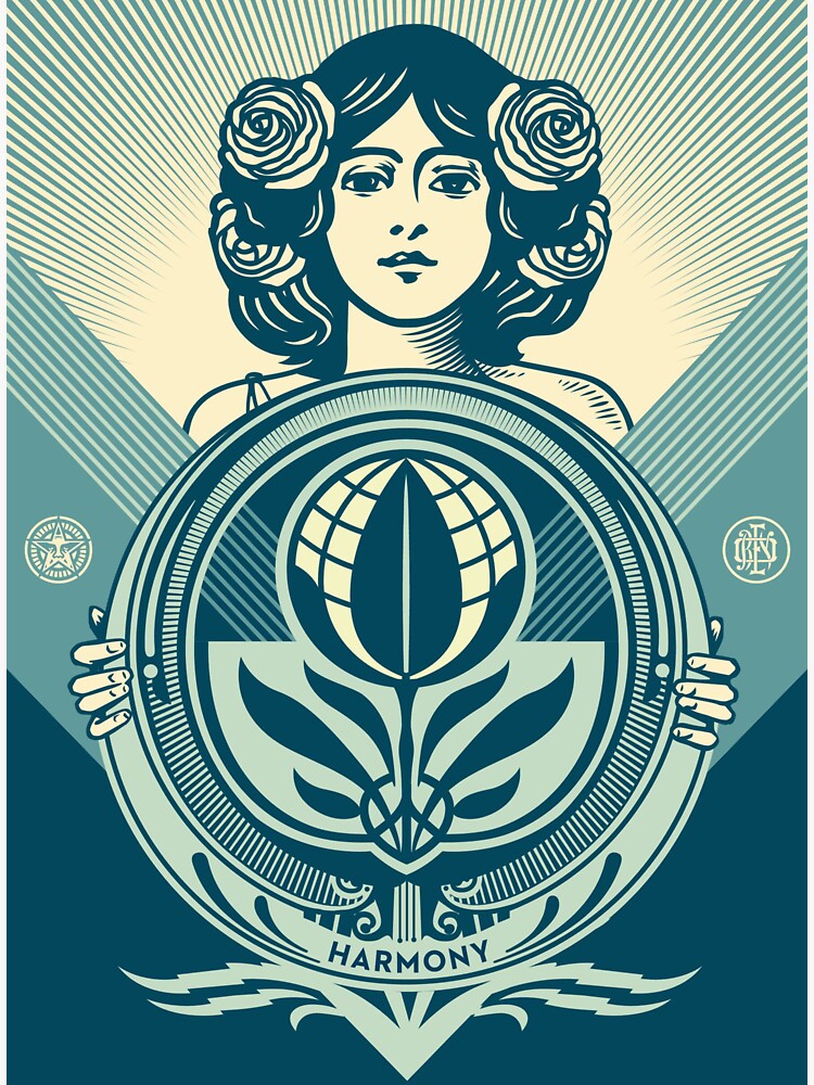 "The Harmony Poster " Sticker for Sale by costabadrul6 | Redbubble