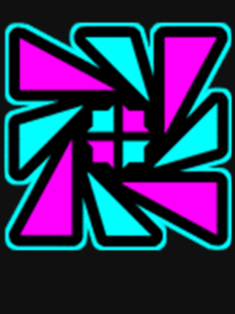 "Riot cube Geometry Dash icon" T-shirt for Sale by BaCalic | Redbubble ...