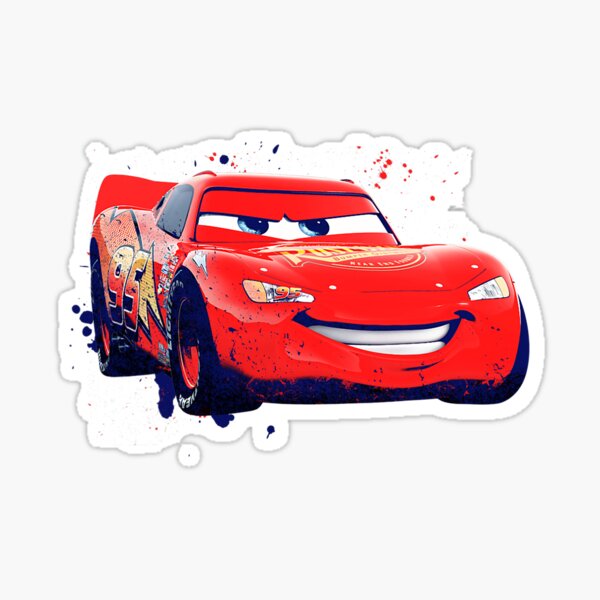 "Cars Lightning McQueen Paint Drifting" Sticker for Sale by ...