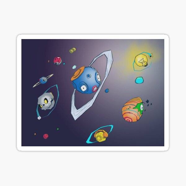 "planets" Sticker for Sale by davidmani159 | Redbubble
