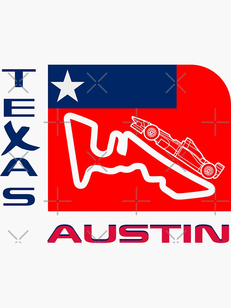 "F1 Austin Gp Texas - Formula 1 2022 Texas Grand Prix" Sticker for Sale ...