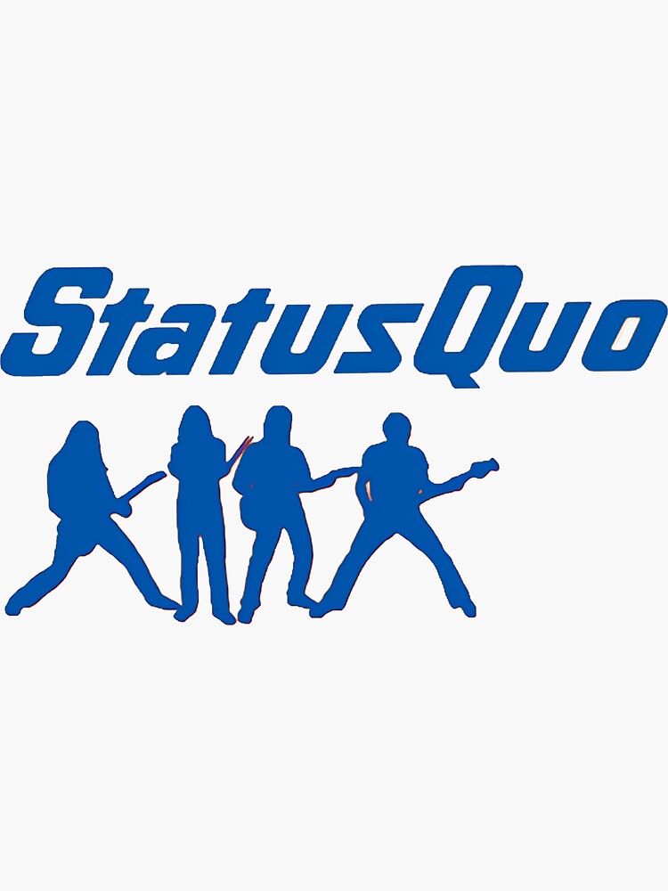 "logo status quo band memory essential" Sticker for Sale by ThasyaStore ...