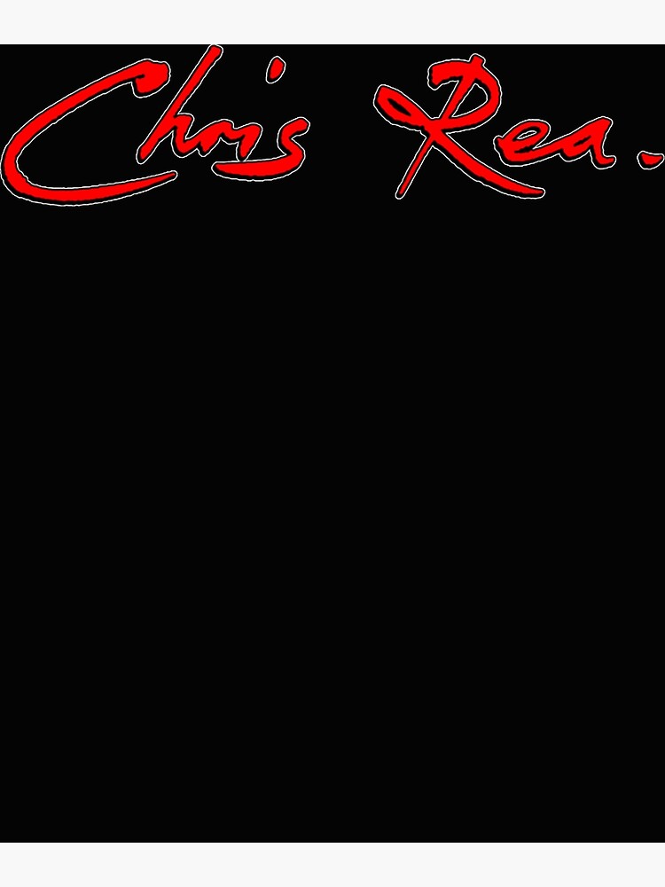 "Chris Rea " Poster for Sale by MaryMortonn | Redbubble
