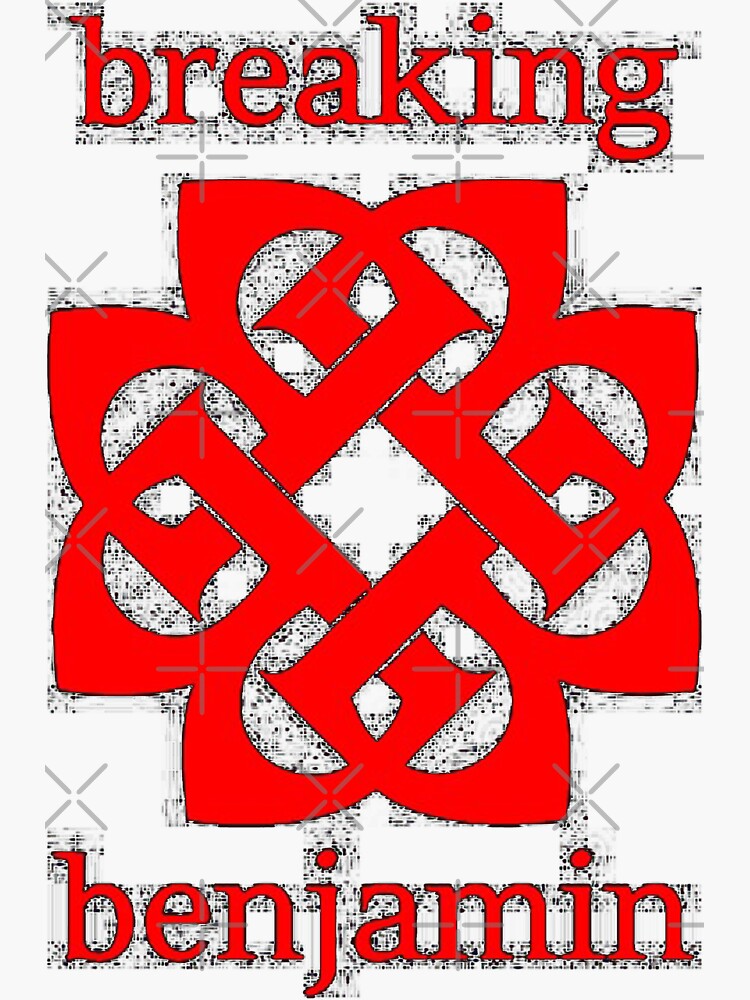 "Breaking Band Logos" Sticker for Sale by DonnTennyson | Redbubble