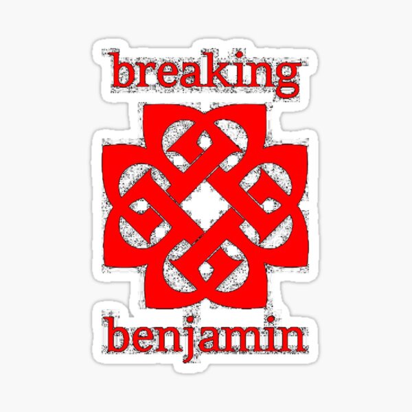 "Breaking Band Logos" Sticker for Sale by DonnTennyson | Redbubble