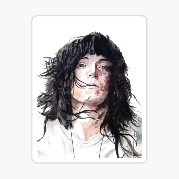 "Patti Smith" Sticker by baconfactory | Redbubble