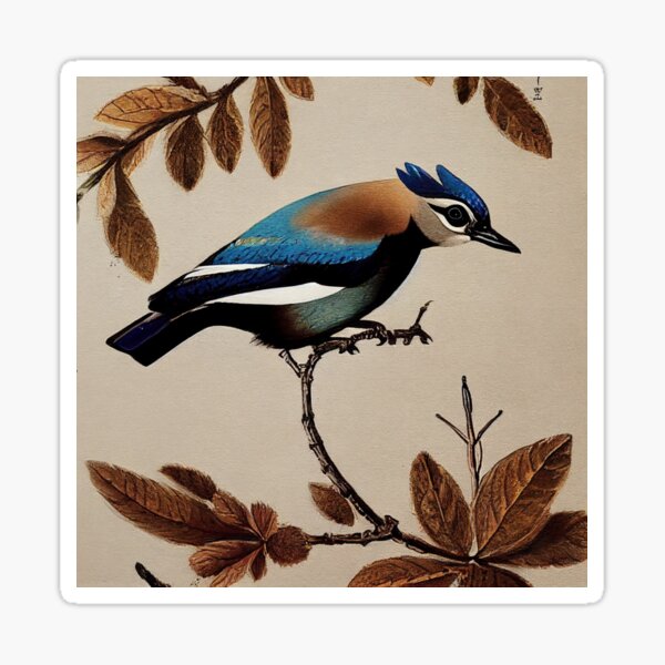 "Eurasian Jay" Sticker for Sale by recollectionsv | Redbubble