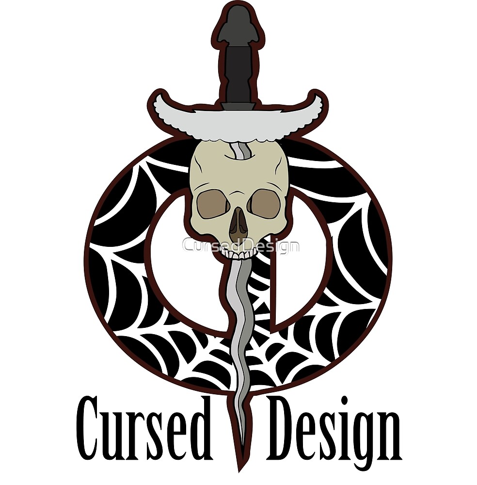 "Cursed Design Logo" by CursedDesign | Redbubble