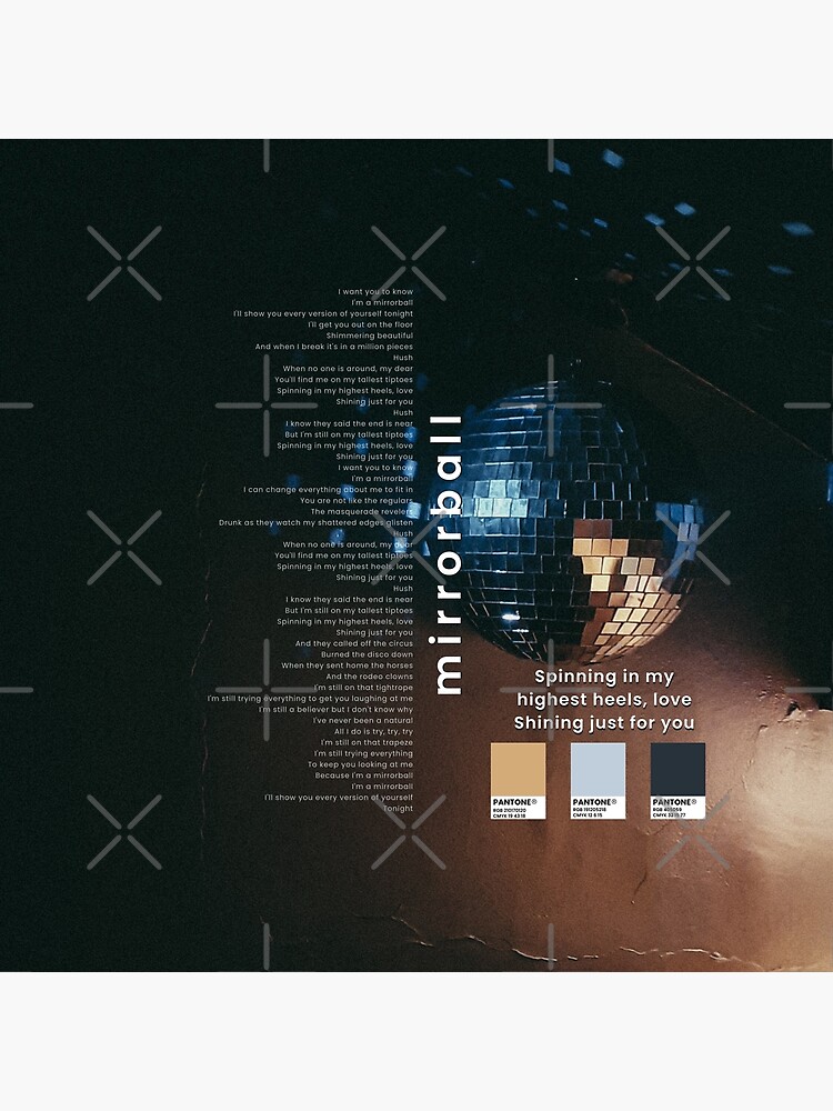 "Mirrorball Taylor Swift Poster - Evermore Album" Poster for Sale by ...