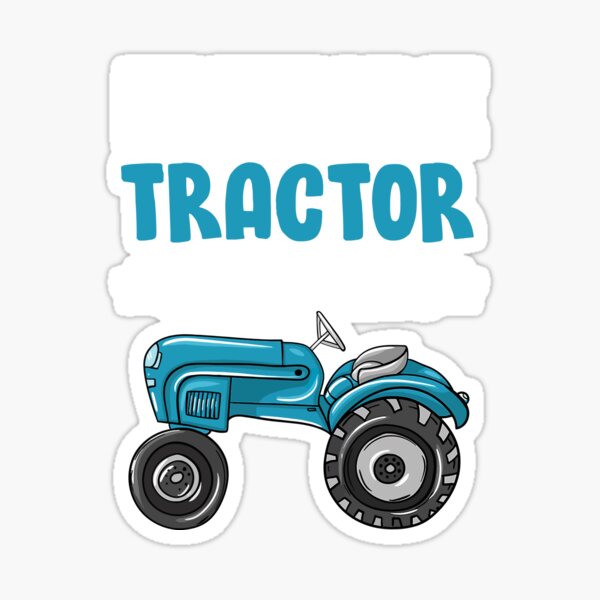"Future Tractor Driver Cool Racing Trucks" Sticker for Sale by ...