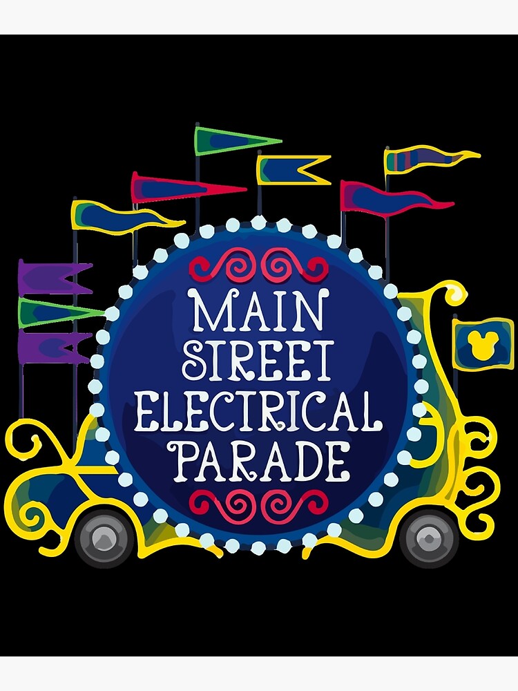 "Main Street Electrical Parade" Poster for Sale by toaoiasdet | Redbubble