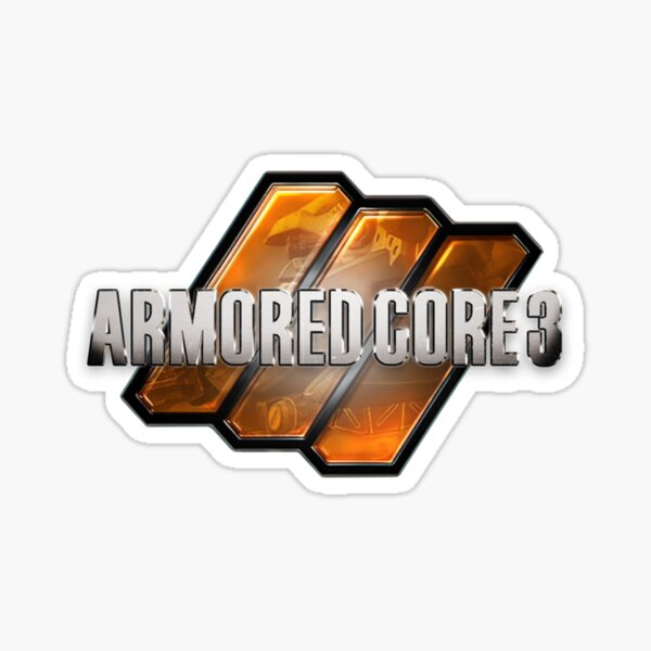 "Armored Core 3 - Ps 2 - Logo " Sticker for Sale by LILYANNAGARDNER ...