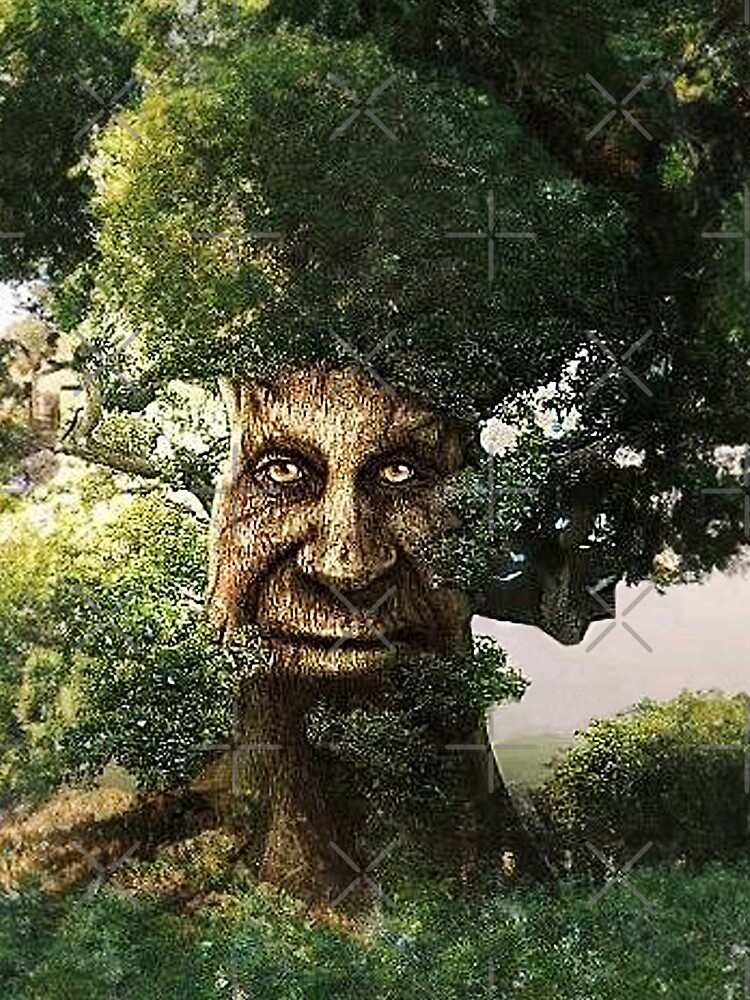 "Wise Mystical Tree" Sticker for Sale by ClassyC | Redbubble