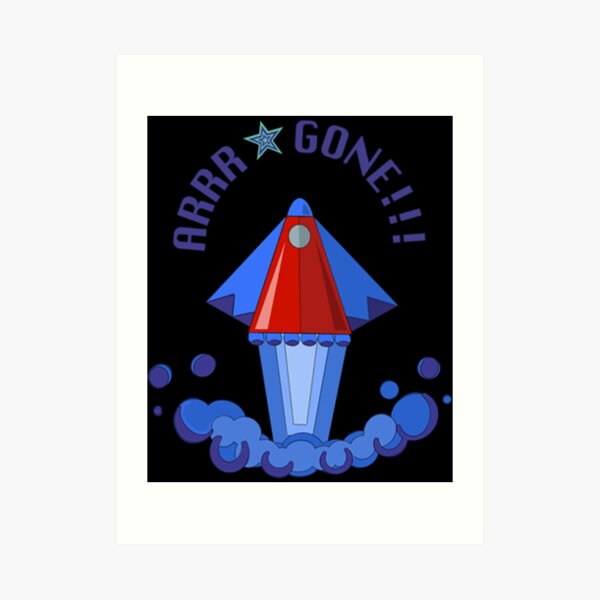 "ARRR-GONE!!! Logo " Art Print for Sale by LILYANNAGARDNER | Redbubble