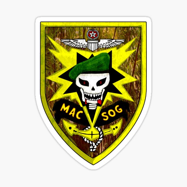 "MAC V SOG patch logo jungle " Sticker for Sale by burntwolf27 | Redbubble