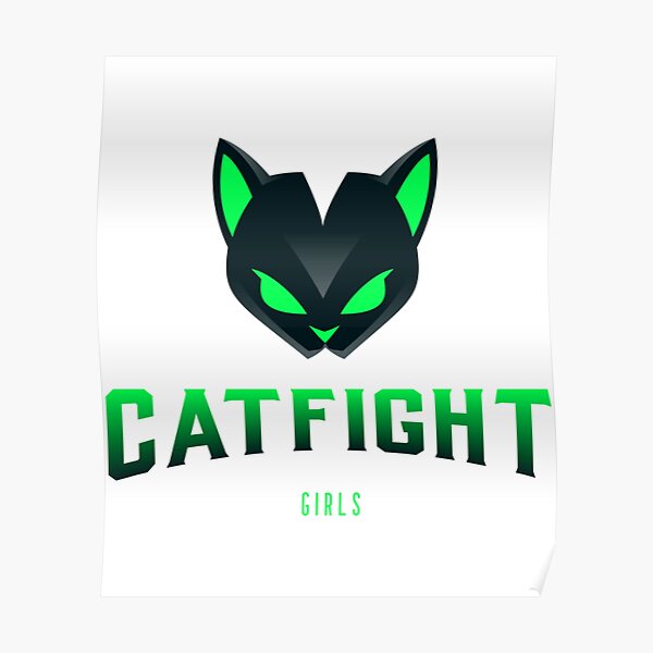 "Catfight Girls " Poster for Sale by DandelionDe | Redbubble