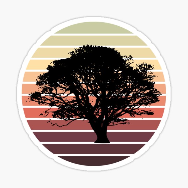 "Oak tree lover - Old oak tree - Wise mystical tree " Sticker for Sale ...