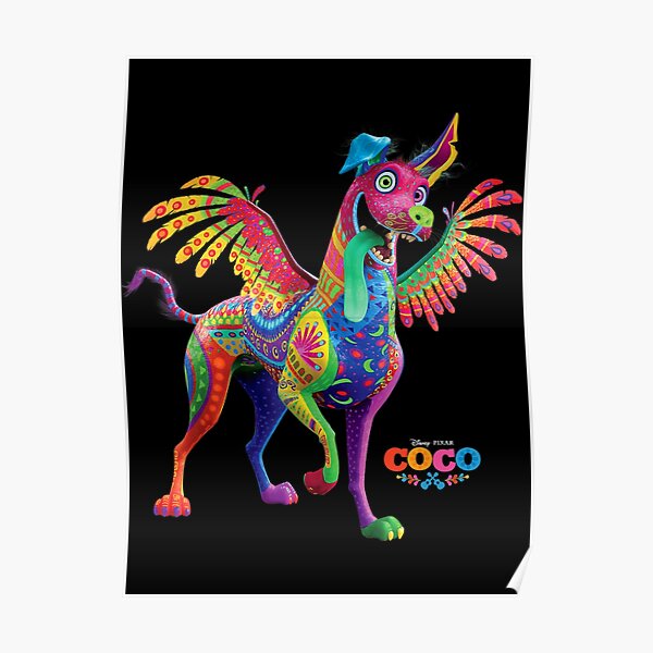 "Coco Dante Alebrije Spirit Animal" Poster for Sale by SophiaBarnard ...