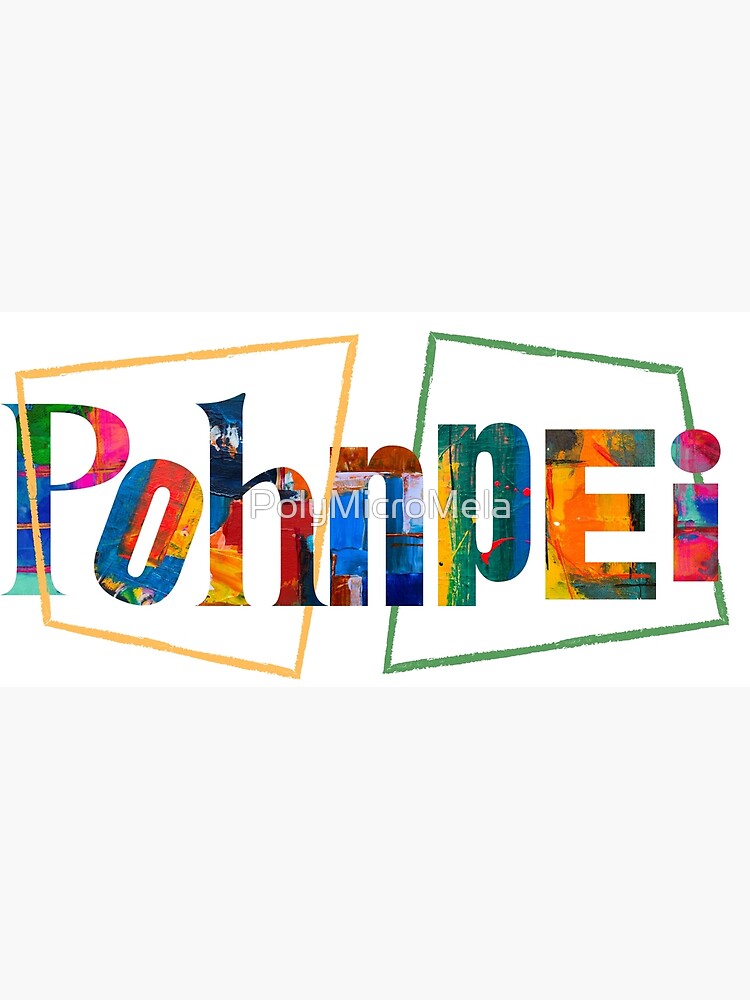 "Abstract Pohnpei" Poster for Sale by PolyMicroMela | Redbubble