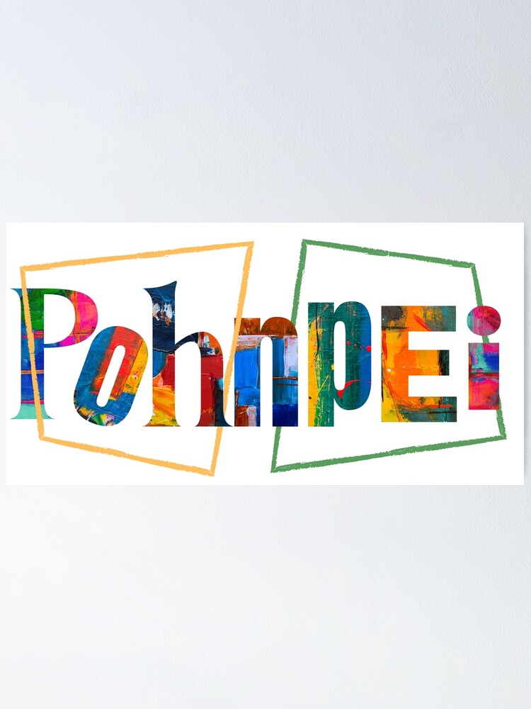 "Abstract Pohnpei" Poster for Sale by PolyMicroMela | Redbubble