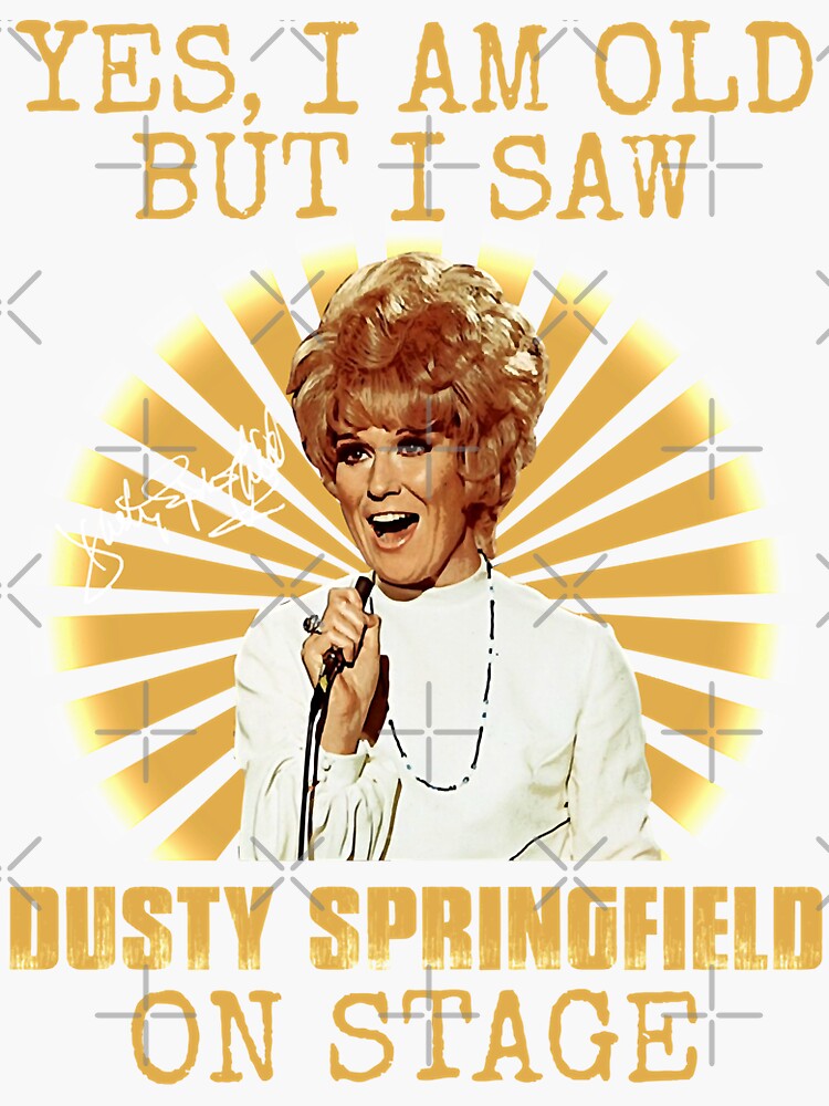 "Day Gifts Dusty Springfield Graphic For Fans" Sticker for Sale by ...