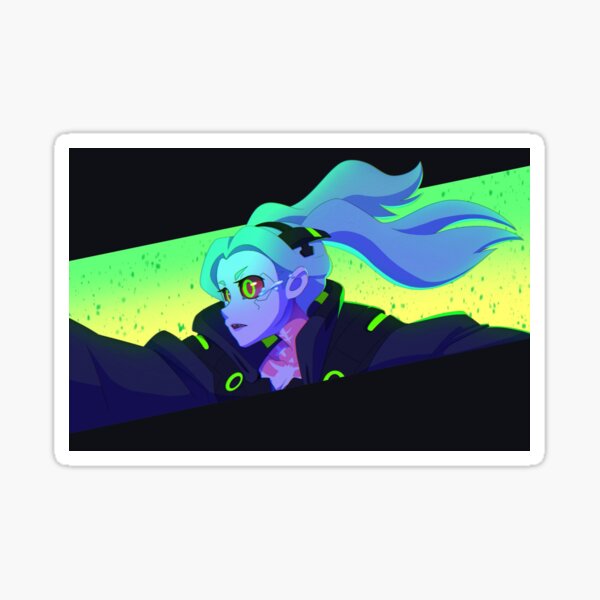 "Cyberpunk edgerunners " Sticker for Sale by Awoody76 | Redbubble
