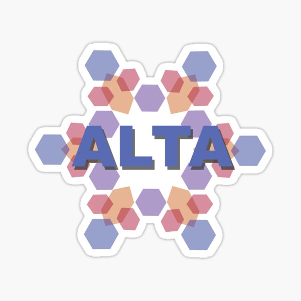 "alta ski resort" Sticker for Sale by starchild22 | Redbubble