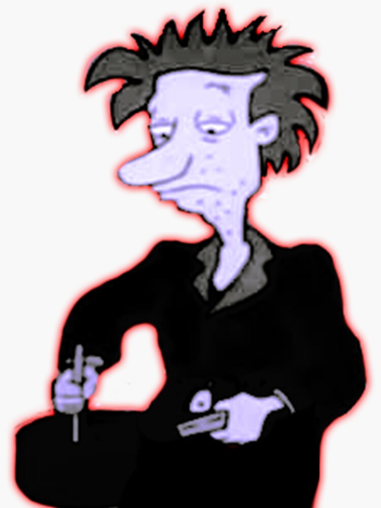 "Stu Pickles (Making Chocolate Pudding) " Sticker for Sale by ...