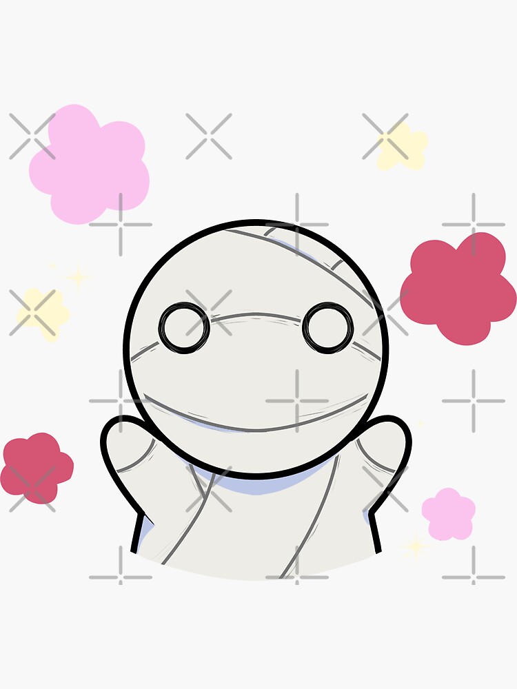 "cute mummy mii-kun" Sticker for Sale by Ren Do Be Doodling | Redbubble