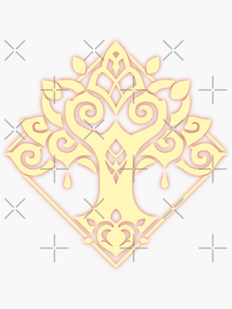 "Genshin Impact Sumeru Symbol" Sticker for Sale by BBMarioni | Redbubble