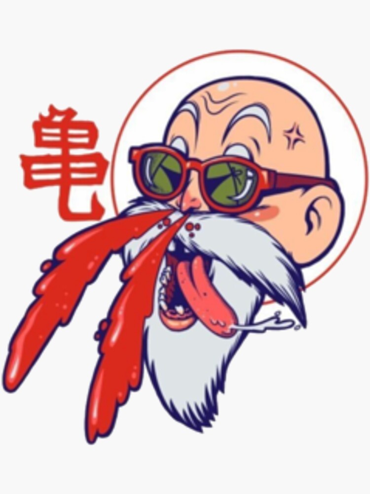 "Master Roshi" Sticker for Sale by UbaldoLynch | Redbubble