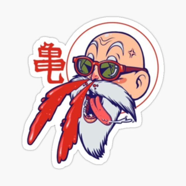 "Master Roshi" Sticker for Sale by UbaldoLynch | Redbubble