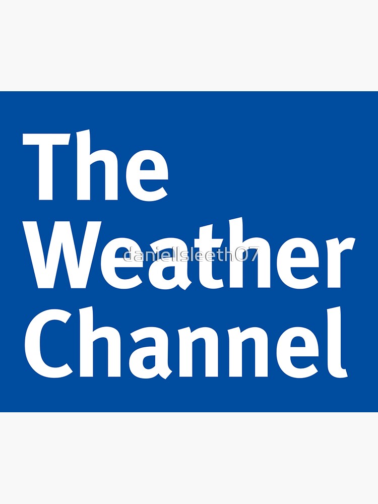 "The Weather Channel" Sticker for Sale by daniellsleeth07 | Redbubble