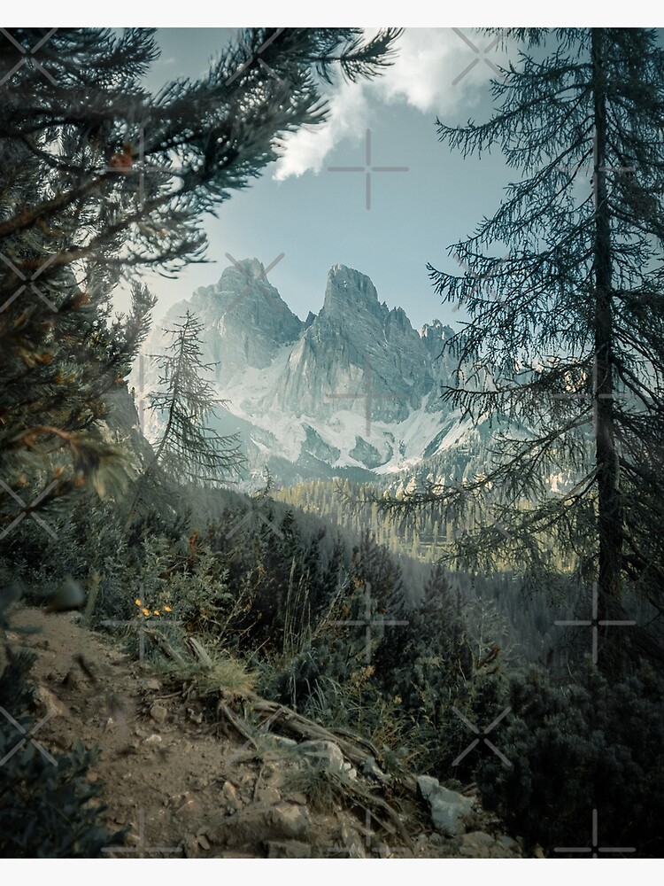 "Hike to Sorapis Lake IV" Poster for Sale by LucaRamble | Redbubble