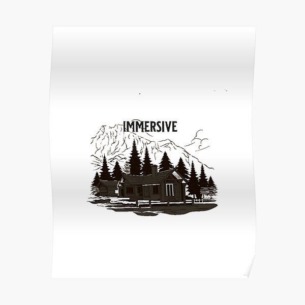 "immersive" Poster for Sale by legendstroe22 | Redbubble