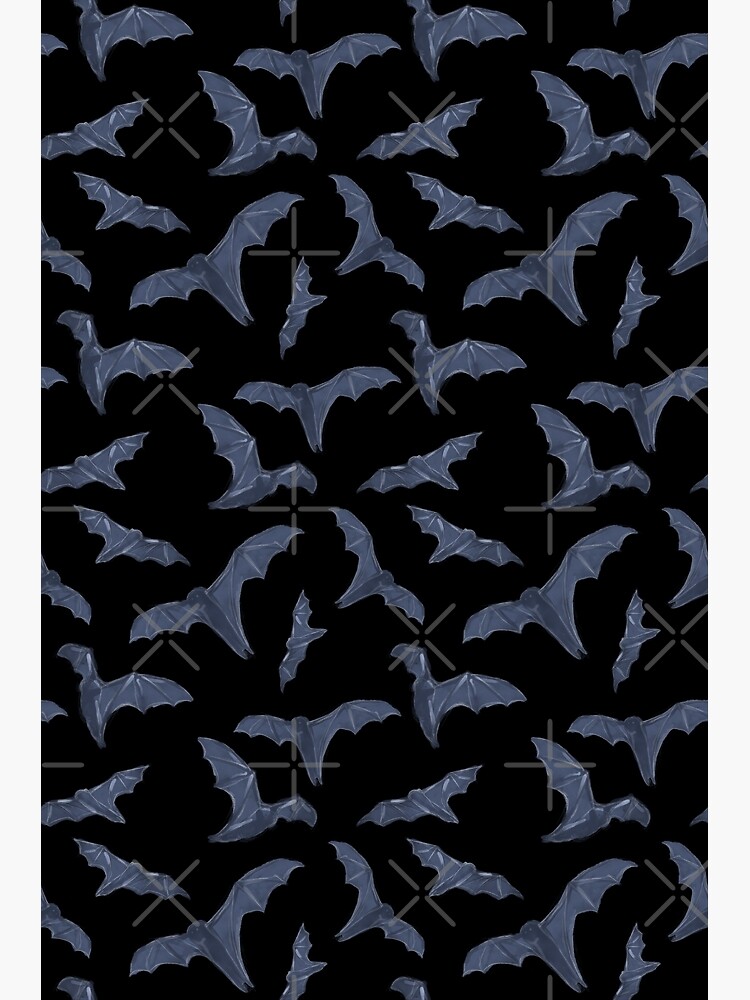 "Vintage blue bat pack" Poster for Sale by AnnaEleCreate | Redbubble
