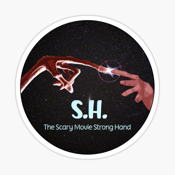 "Scary Movie Strong Hand " Sticker for Sale by Aleksander37 | Redbubble