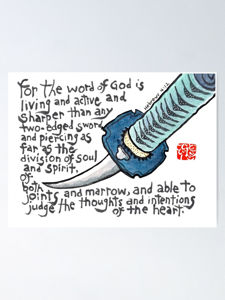 "Living Sword" Poster for Sale by dosankodebbie | Redbubble