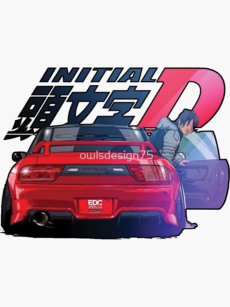 "INITIAL Car Driver" Sticker for Sale by owlsdesign75 | Redbubble