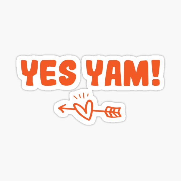 "She's My Sweet Potato I Yam" Sticker for Sale by superdabe | Redbubble