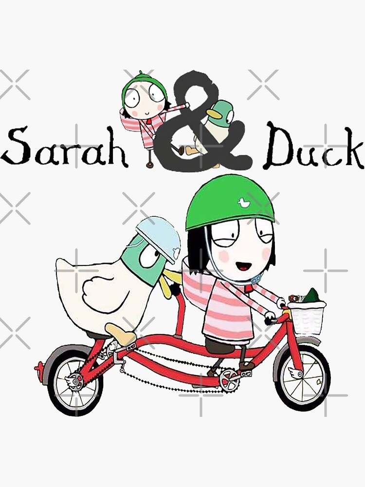 "Cute Sarah And Duck, funny sarah and duck" Sticker for Sale by ...