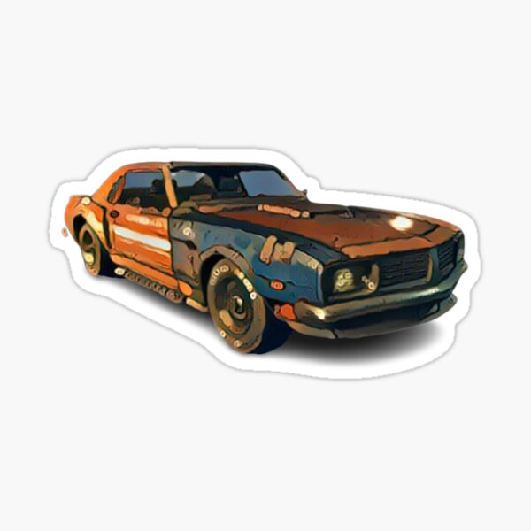 "Clementine's Muscle Car | TWDG: Season 4 (smooth variant)" Sticker for ...