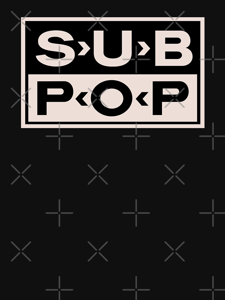 "Pop Sub Records" T-shirt for Sale by SubPopMegamart | Redbubble | pop ...