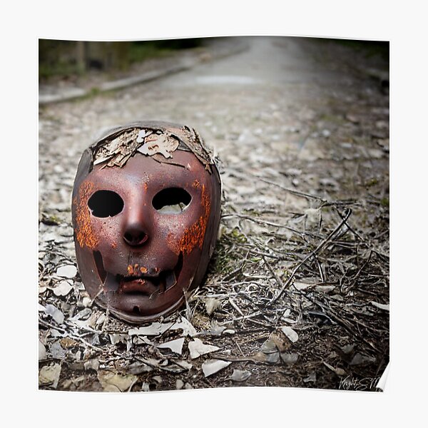 "Mask - Rust" Poster for Sale by OnigiriSuiko | Redbubble